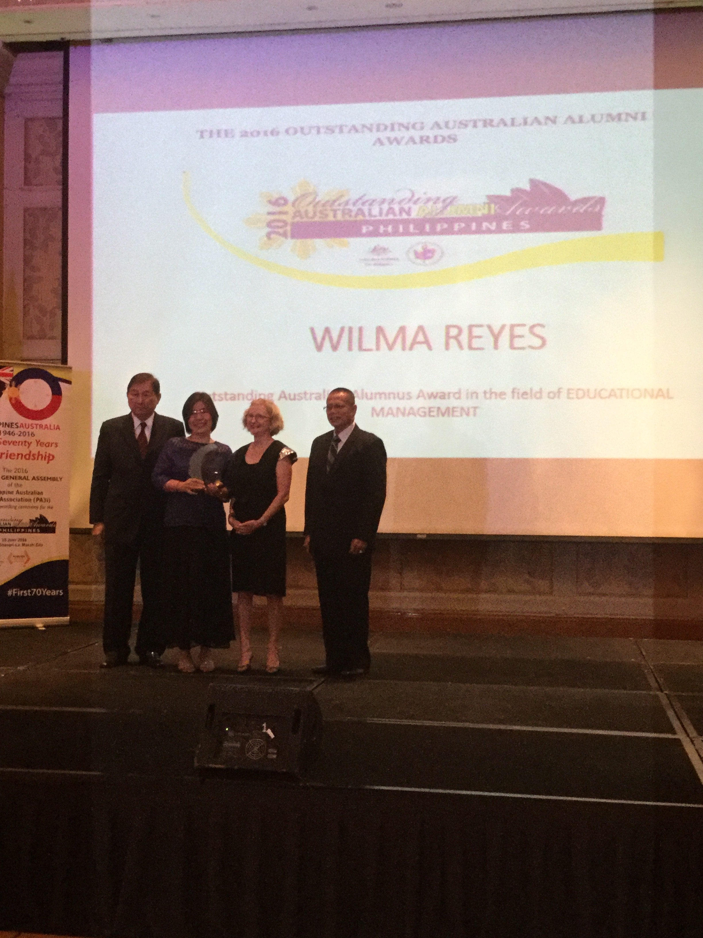 PNU VP Awarded as Outstanding Australian Alumna | Philippine Normal ...