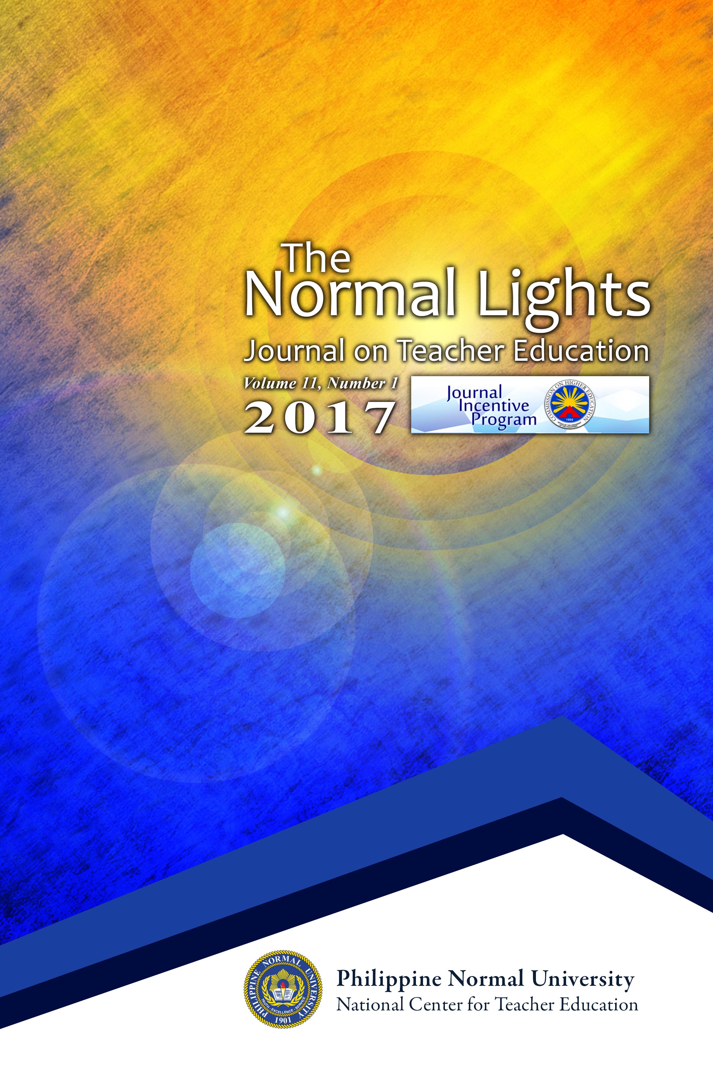 The Normal Lights, 11(1), June 2017 | Philippine Normal University
