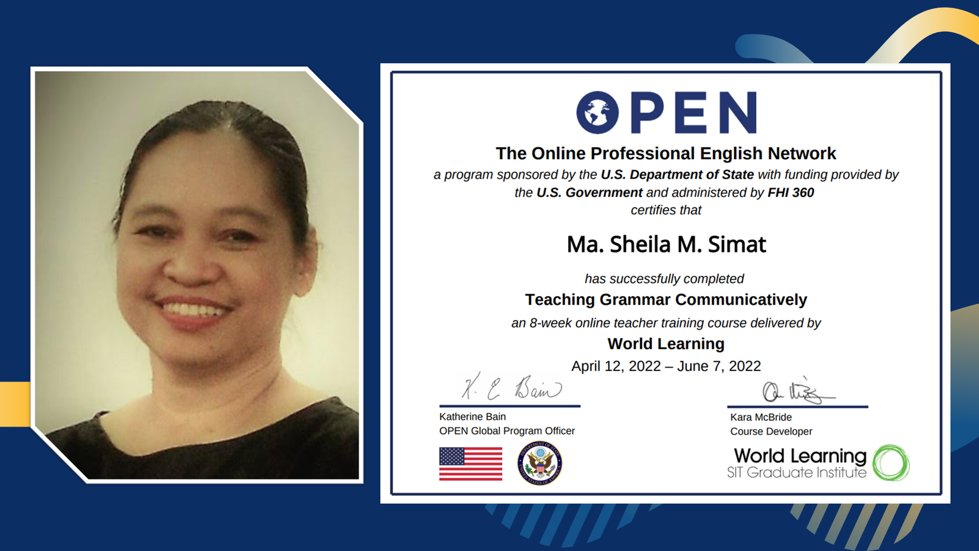 PNU English faculty complete American English professional courses ...