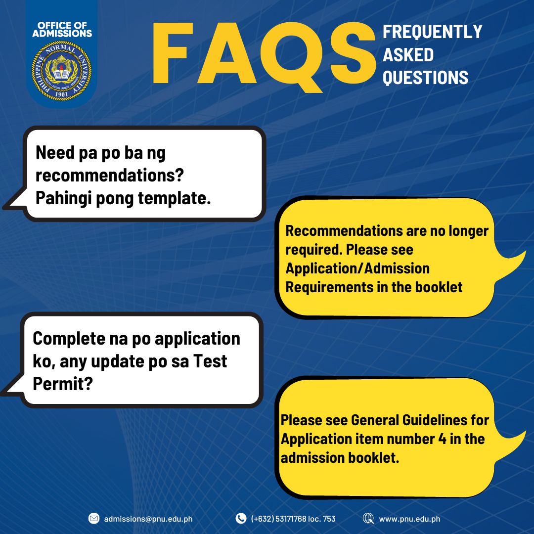 Extension of application for PNUAT 2023 and the Frequently Asked ...