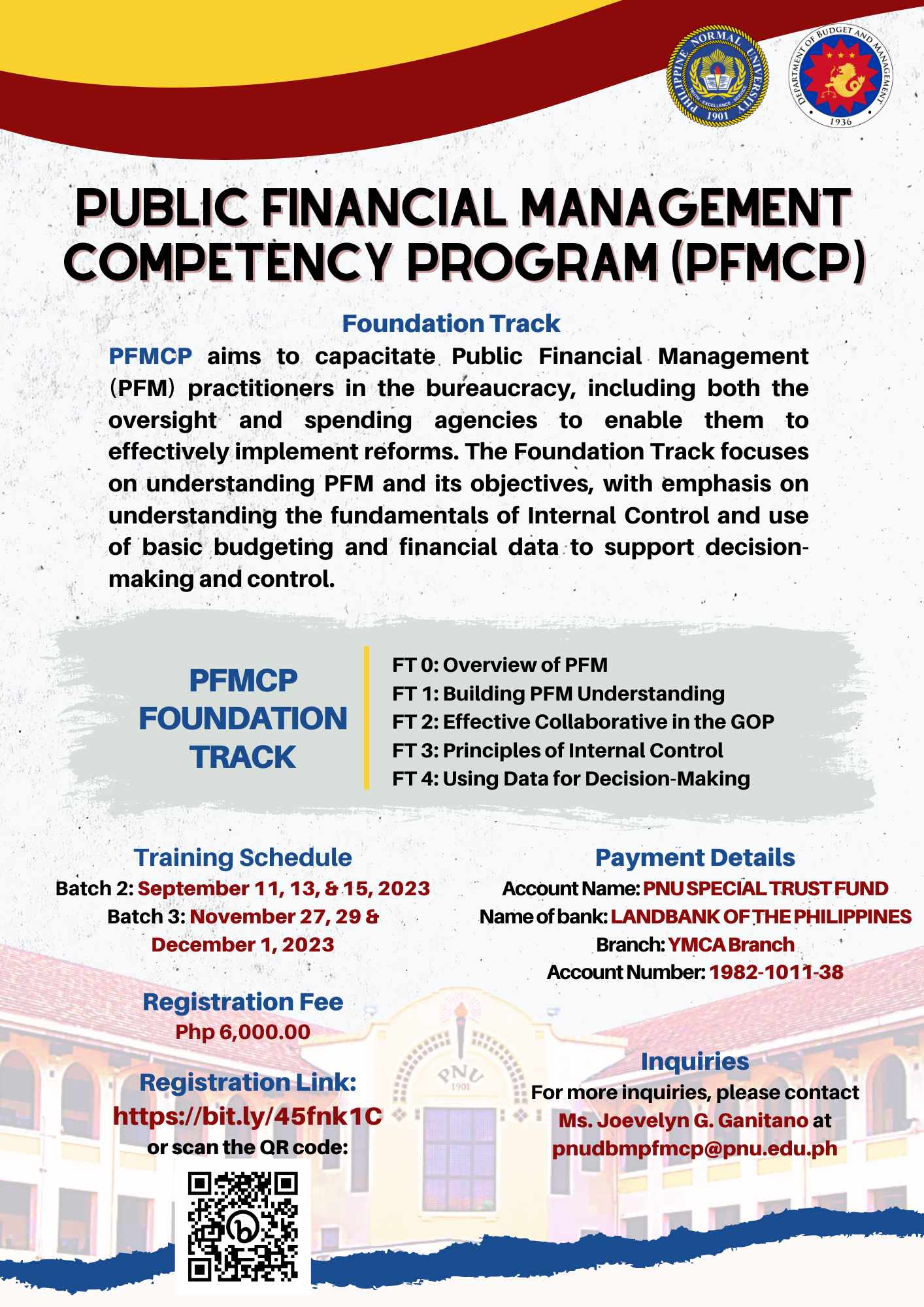 PUBLIC FINANCIAL MANAGEMENT COMPETENCY PROGRAM (PFMCP) | Philippine ...