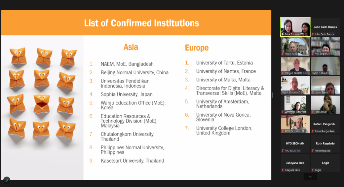 PNU Faculty Members Present AIED Project Ideas at ASEF Classroom ...