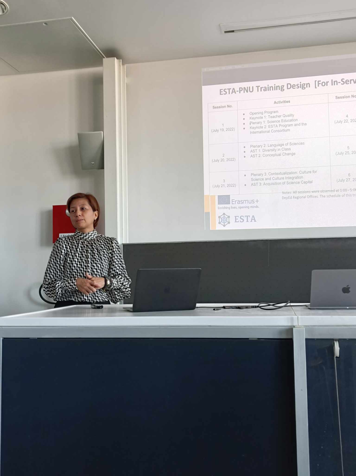 PNU Team attends ESTA Final Conference in Munich, Germany | Philippine ...