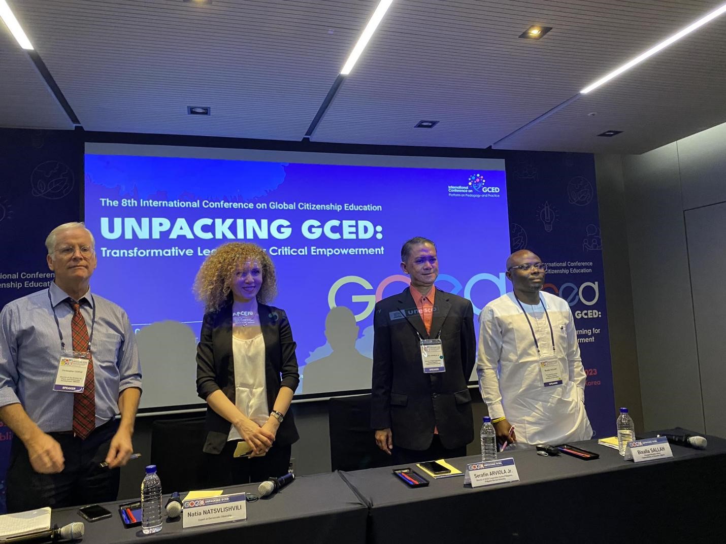 PNU Faculty Members Attend the 8th International Conference on GCED in ...