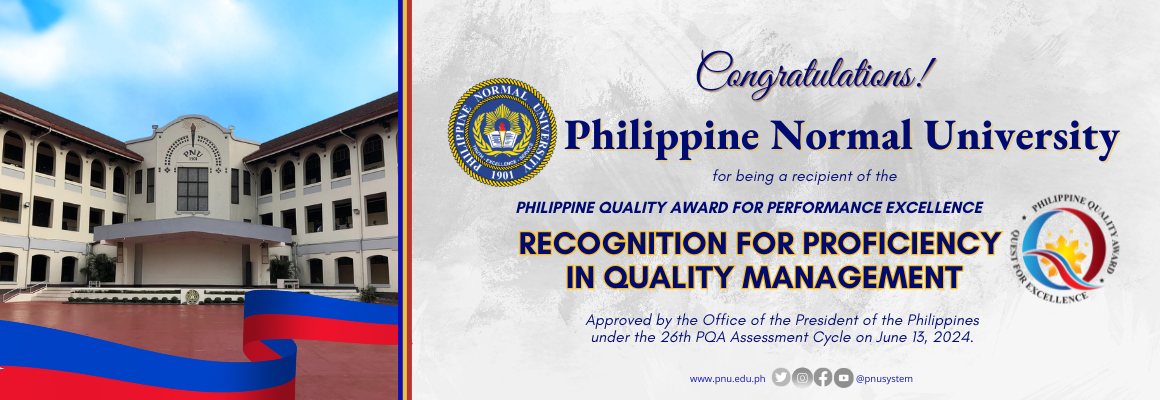 PQA Pubmat | Philippine Normal University