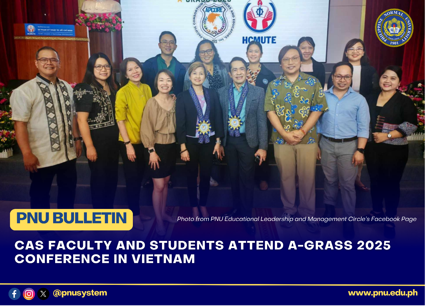 CAS Faculty and Students attend A-GRASS 2025 Conference in Vietnam ...