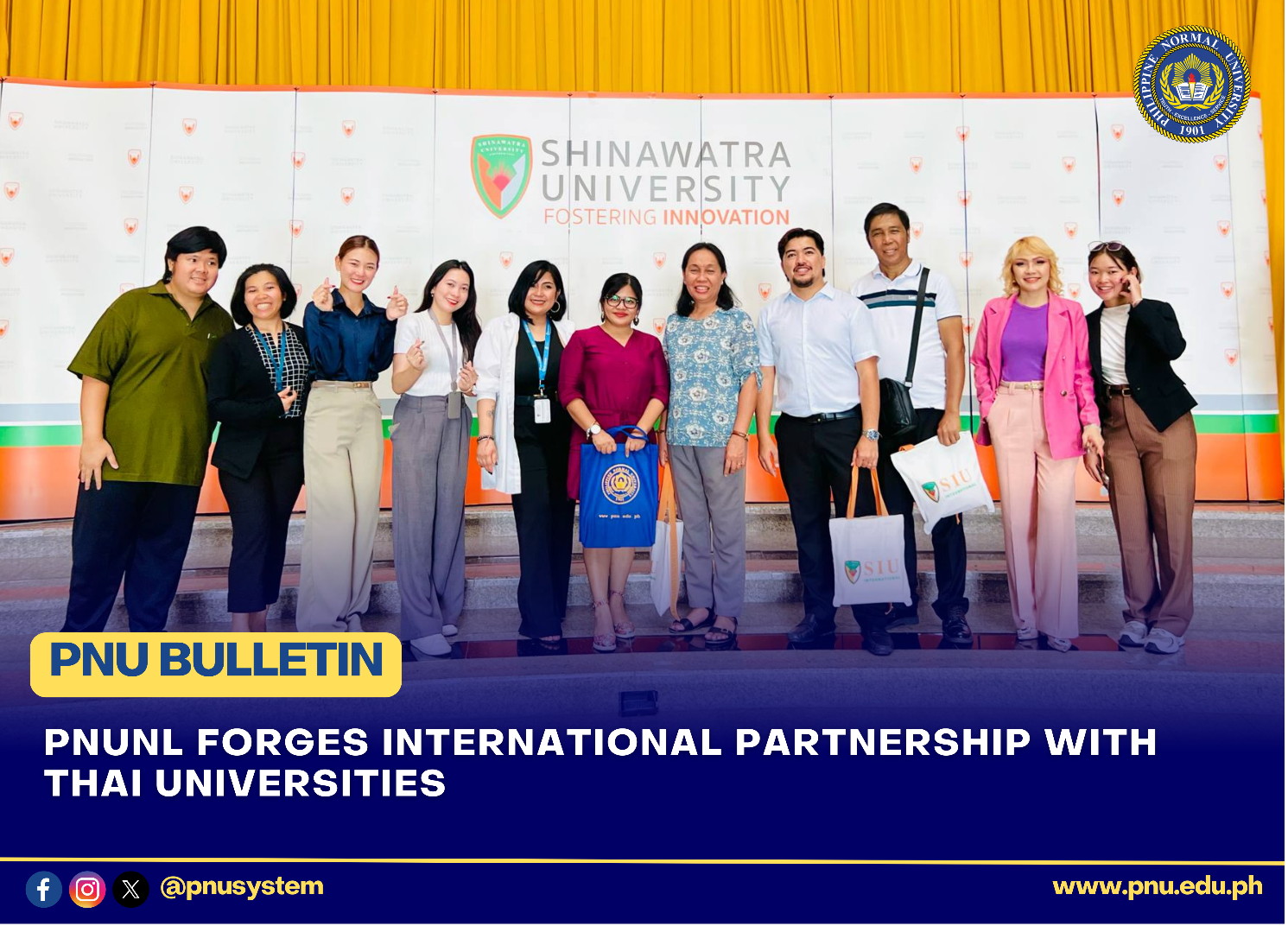 PNUNL forges international partnership with Thai universities ...